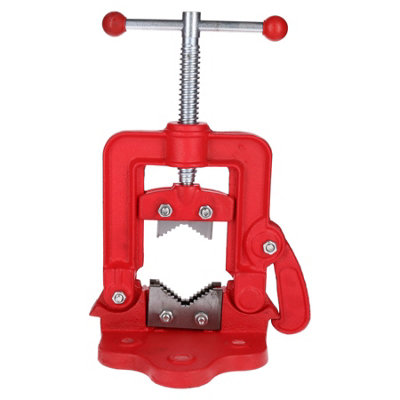 Hinged Pipe Vice Clamp 7mm - 75mm Reversible Self Locking Plumbing Pipe ...