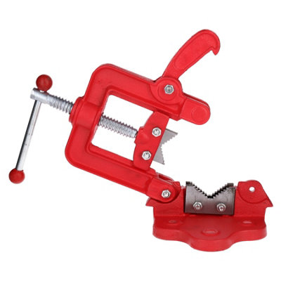 Hinged Pipe Vice Clamp 7mm - 75mm Reversible Self Locking Plumbing Pipe ...