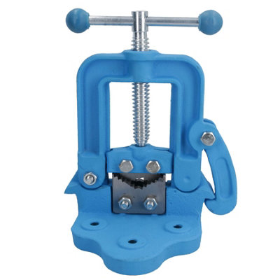Hinged Pipe Vice Clamp Holder For Pipe work 12-60mm Reversible Self ...