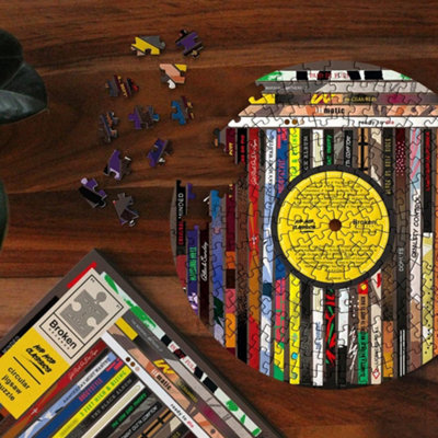 Hip Hop Classic Broken Records Jigsaw Puzzle