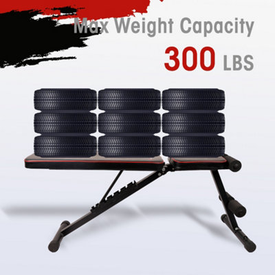 Hirix Adjustable Weight Bench, Utility Weight Benches for Full Body ...