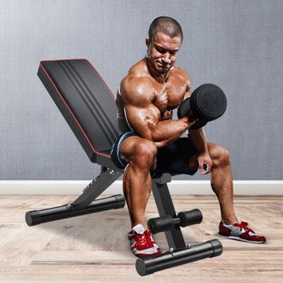 Hirix Adjustable Weight Bench, Utility Weight Benches for Full Body ...