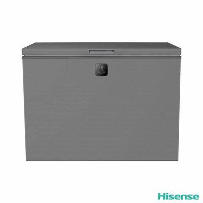 Hisense FT280WN3SGD 277L Chest Freezer D Rated Silver No Frost Winter ...
