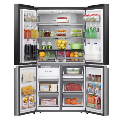 Hisense RQ5X560SFLES Multi Door Fridge Freezer, 608L, My Fresh Choice ...