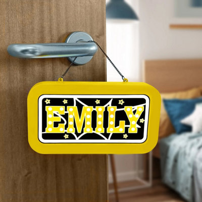 History & Heraldry Light Up Neon Name Sign - Emily