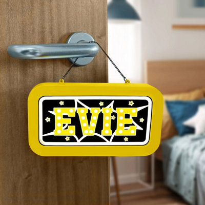 History & Heraldry Light Up Neon Name Sign - Evie