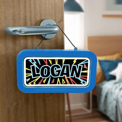 History & Heraldry Light Up Neon Name Sign - Logan