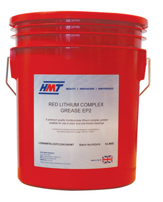 Shop HMTRLCEP2 HMT Red Lithium Complex Grease EP2 - 12.5kg Plastic Keg