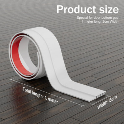 HNNHOME Draft Excluder, 1-Meter Self-Adhesive Draught Excluder for ...