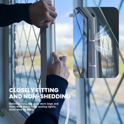 HNNHOME Draft Excluder Self-Adhesive 10 Meter Brush Seal Strip, for ...