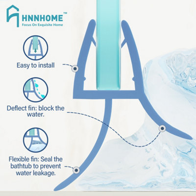 HNNHOME Rubber Plastic Bath Shower Screen Seal Strip For 8-10mm Glass ...