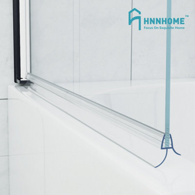HNNHOME Rubber Plastic Bath Shower Screen Seal Strip For 8-10mm Glass ...