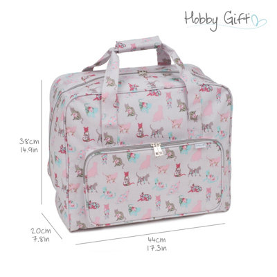 Hobby Gift Sewing Machine Bag - Matt PVC Coated Cotton 44 x 38 x 20cm