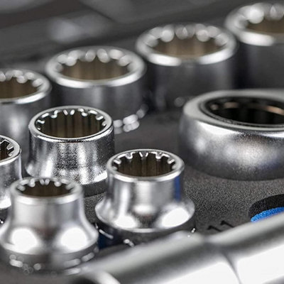 Hogert 38pc Tool Set Socket Spanner Screwdriver Bits 1/4 Inch Alloy ...