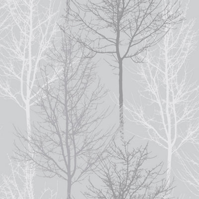 Holden Decor Bowland Grey Wallpaper