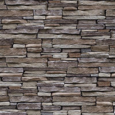 Holden Decor Stone Slab Natural Wallpaper Rustic Realistic Modern ...