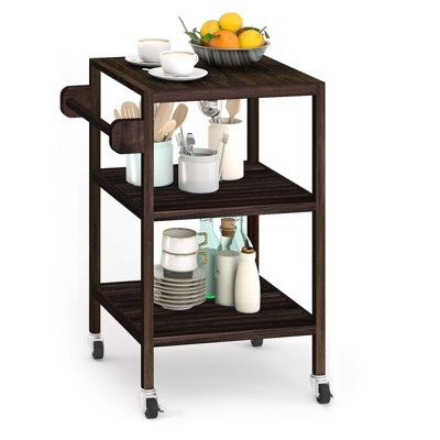 HOLGER QUATTRO 4WD 52x52x85 cm, Kitchen trolley, Serving trolley ...