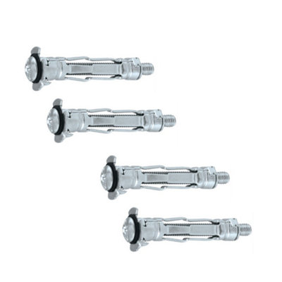 Hollow Wall Anchors Cavity Wall Heavy Duty Metal Plasterboard - Size M4 ...