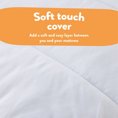 Hollowfibre 3cm Climate Control Mattress Topper