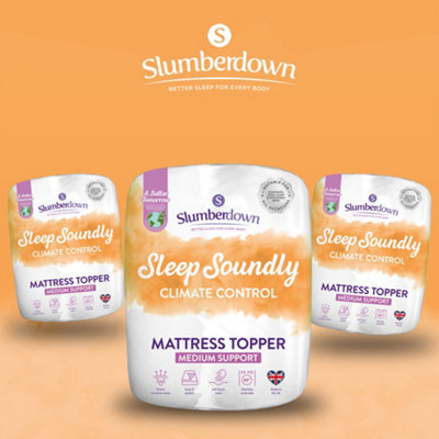 Hollowfibre 3cm Climate Control Mattress Topper