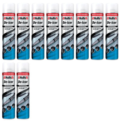 Holts De Icer Spray 600ml Fast Acting Car Windscreen De Icing Solution ...