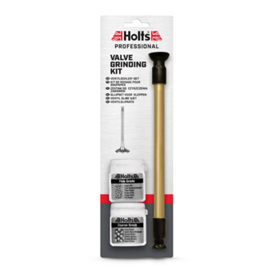 Holts Valve Grinding 3 Piece Kit Coarse & Fine Grade Paste Lapping ...