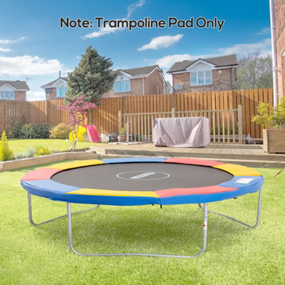 HOMCOM 10ft Trampoline Accessories Surround Pad Spring Cover Padding Multi