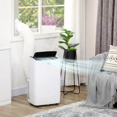 Homcom 14 000 Btu Portable Air Conditioner Dehumidifier Cooling Fa