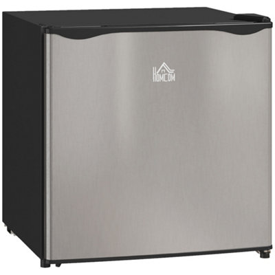 HOMCOM 46L Counter Top Fridge with Chiller Box Mini Fridge for Bedrooms ...