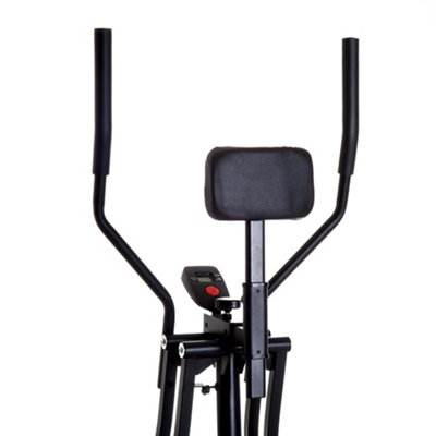 HOMCOM Air Walker Glider Cross Trainer Fitness Machine for Home Gym, Black