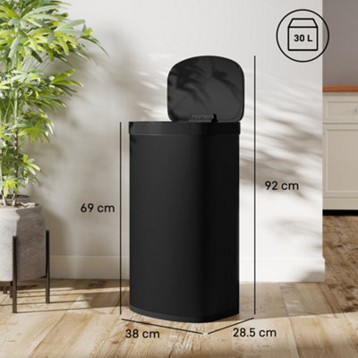 HOMCOM Automatic Kitchen Bin with Soft-Close Lid, 55L Sensor Wastebasket