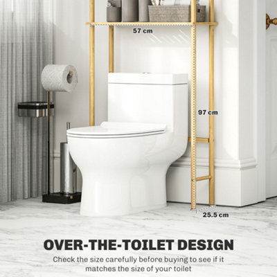 Shelf Height Above Toilet