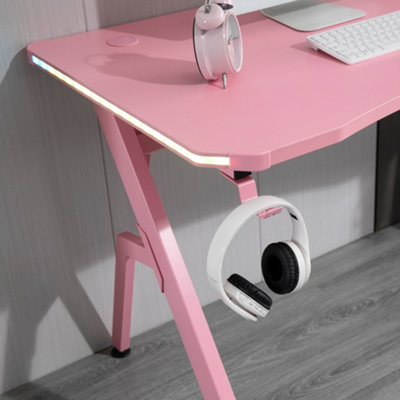 Pink gaming table store