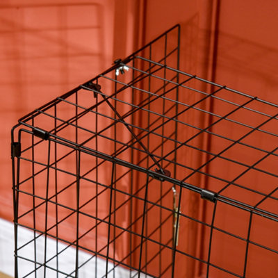 HOMCOM Fireguard Fire Safe Guard Extending Fireplace Wire Mesh Screen Cover