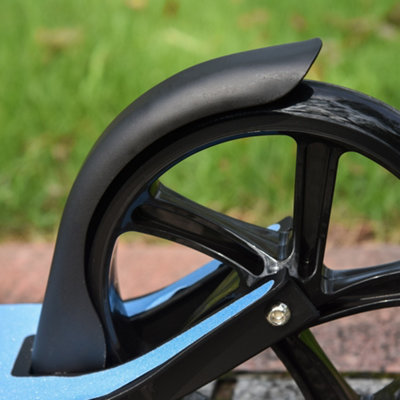 HOMCOM Kick Scooter Commuter Adjustable Height Wheels Foldable ...