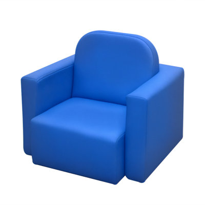 HOMCOM Kids Mini Sofa 2 In 1 Table Chair Set Children Armchair Seat ...