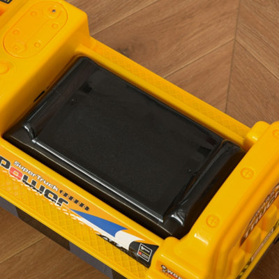 HOMCOM No Power Ride on Excavator Digger Music Light for 2-3 Years Old ...