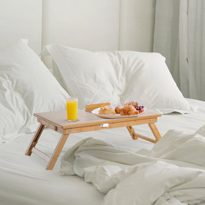 Bed table tray store