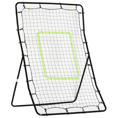 HOMCOM Rebounder Net Target Ball Kickback Baseball Training Equipment Play