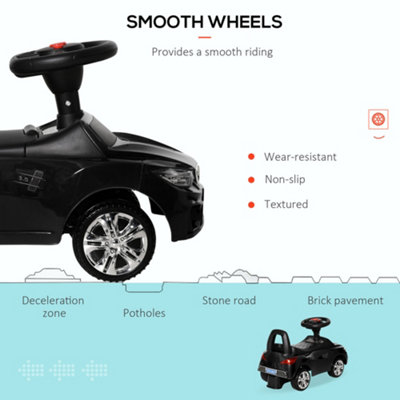 HOMCOM Ride on Car Baby Toddler Walker Foot to Floor Sliding Car Slider ...