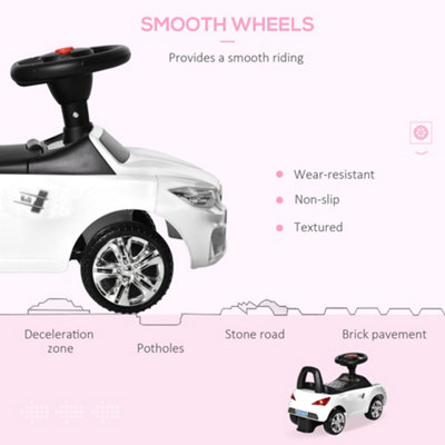 HOMCOM Ride on Car Baby Toddler Walker Foot to Floor Sliding Car Slider ...