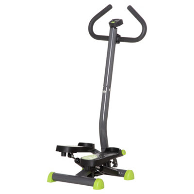 HOMCOM Twister Stepper Step Machine with LCD Screen - Grey