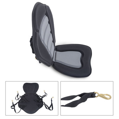 HOMCOM Universal Kayak Seat Sit On Top Canoe Back Rest Detachable ...