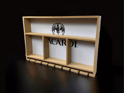 Home Bar Kentucky- Wooden Interior Drinks Cabinet Bar