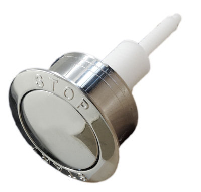 Home Centre Start-Stop Flush Toilet Button Chrome
