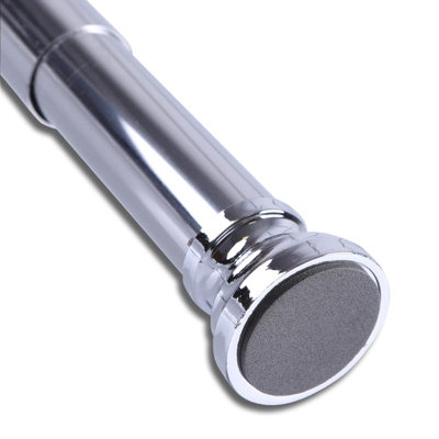 Home Centre Telescopic Extendable Shower Curtain Rail 105-180cm Chrome ...