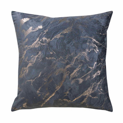 Home Curtains Mabel Metallic 18x18" (43x43cm) single filled cushion ...