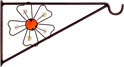 Home Grown Planting 2x Garden Wall Brackets Hanging Basket Brackets ...