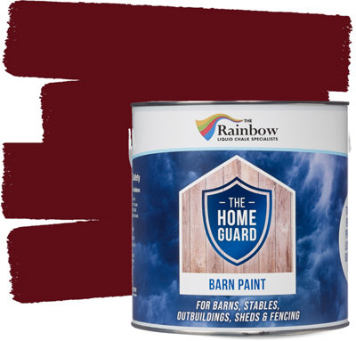 HOME GUARD BARN PAINT DEEP RED 5 LITRE