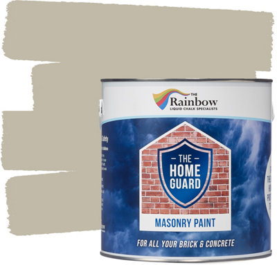 HOME GUARD MASONRY PAINT STONE 5 LITRE | DIY at B&Q